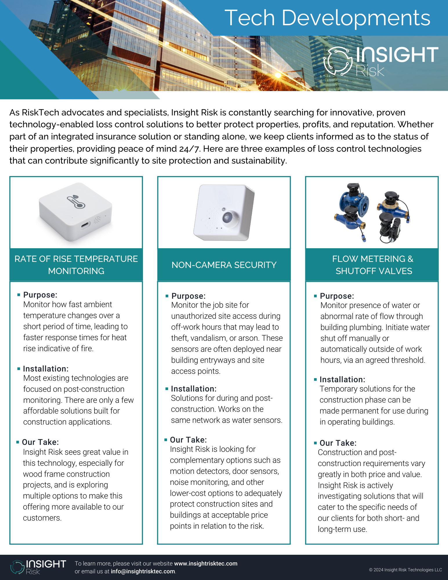 Emerging Loss Control Technologies